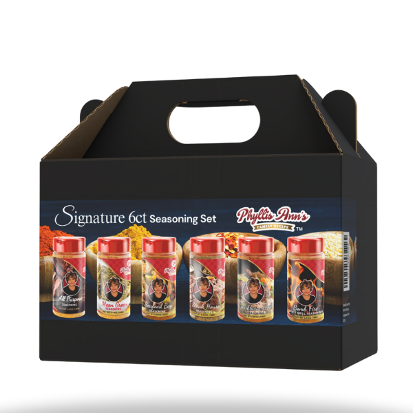 6 Piece Signature Seasoning Set - Add Bold Flavor to Your Cooking