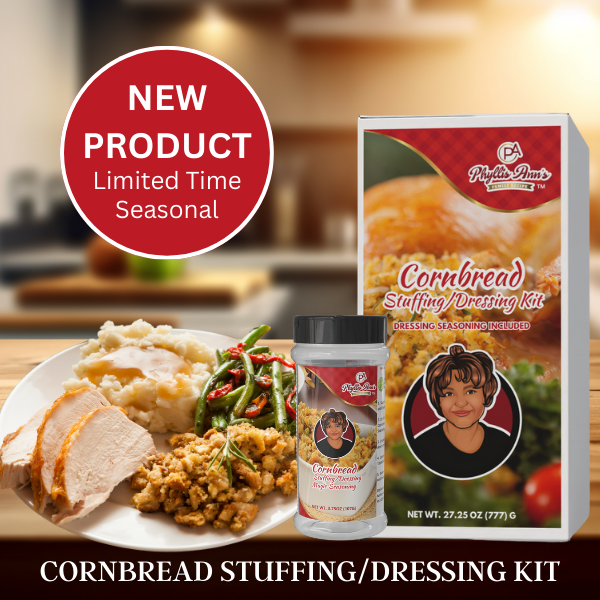 Cornbread Stuffing/Dressing Kit - thephyllisannbrand.com