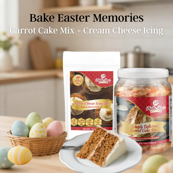Gourmet Carrot Cake & Cream Cheese Icing Mix Set - thephyllisannbrand.com